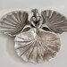 Vintage Huge CLAM SHELL SERVING Platter Pewter 3 Bowl Serving - Etsy