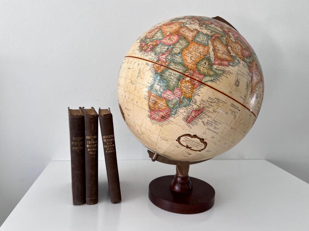 Vintage REPLOGLE 12-inch WORLD GLOBE, World Classic Series, 12-inch ...