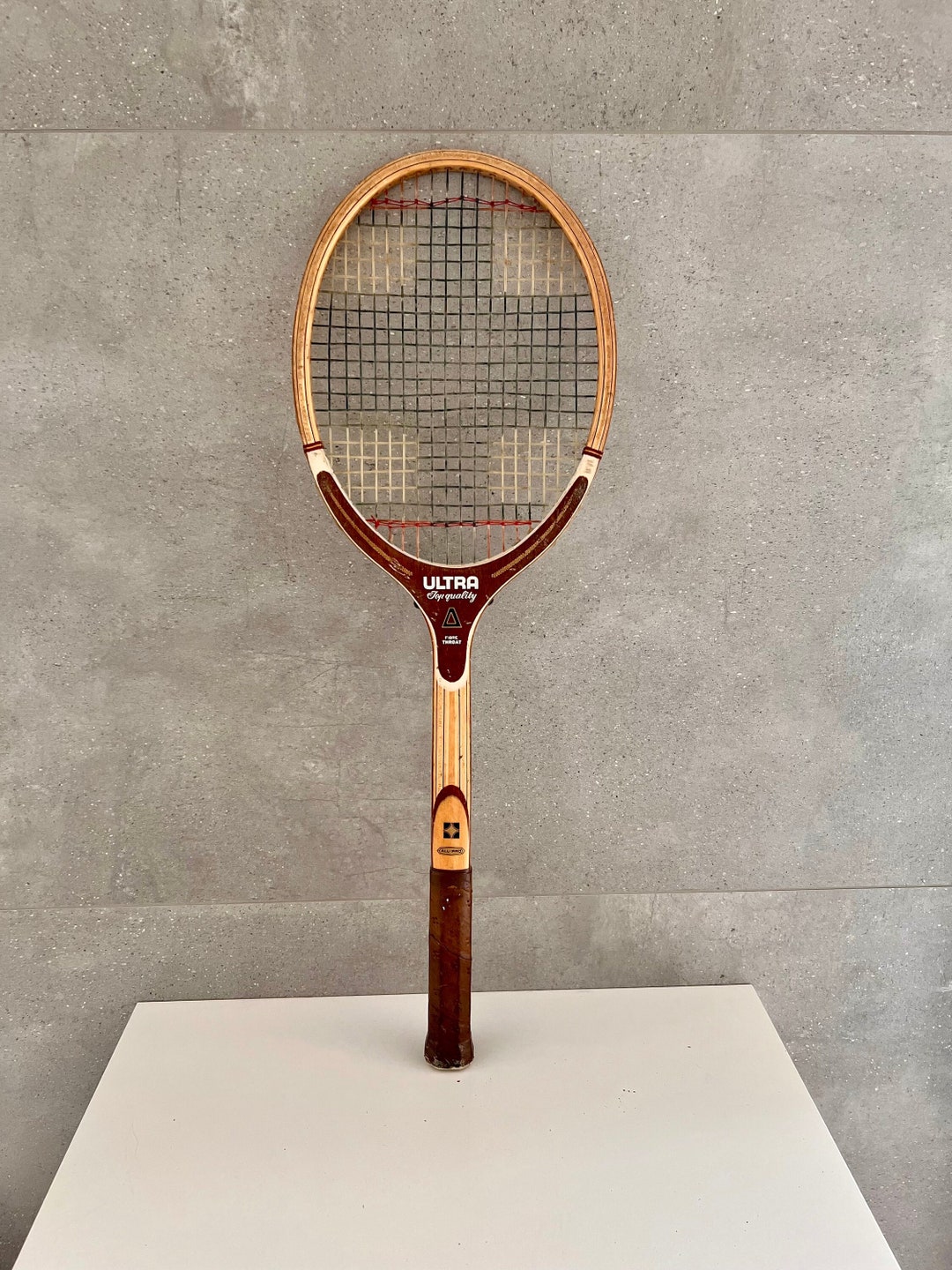 Vintage ULTRA WOOD TENNIS Racquet, Ultra Top Quality All-pro, Fibre ...