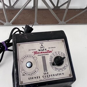 Vintage LIONEL Type A TRANSFORMER, 90 Watt "trainmaster", 1940s ...