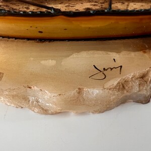 Vintage CLIPPER SAILING SHIP Signed Jere, Curtis Jere, Brass Sails on ...