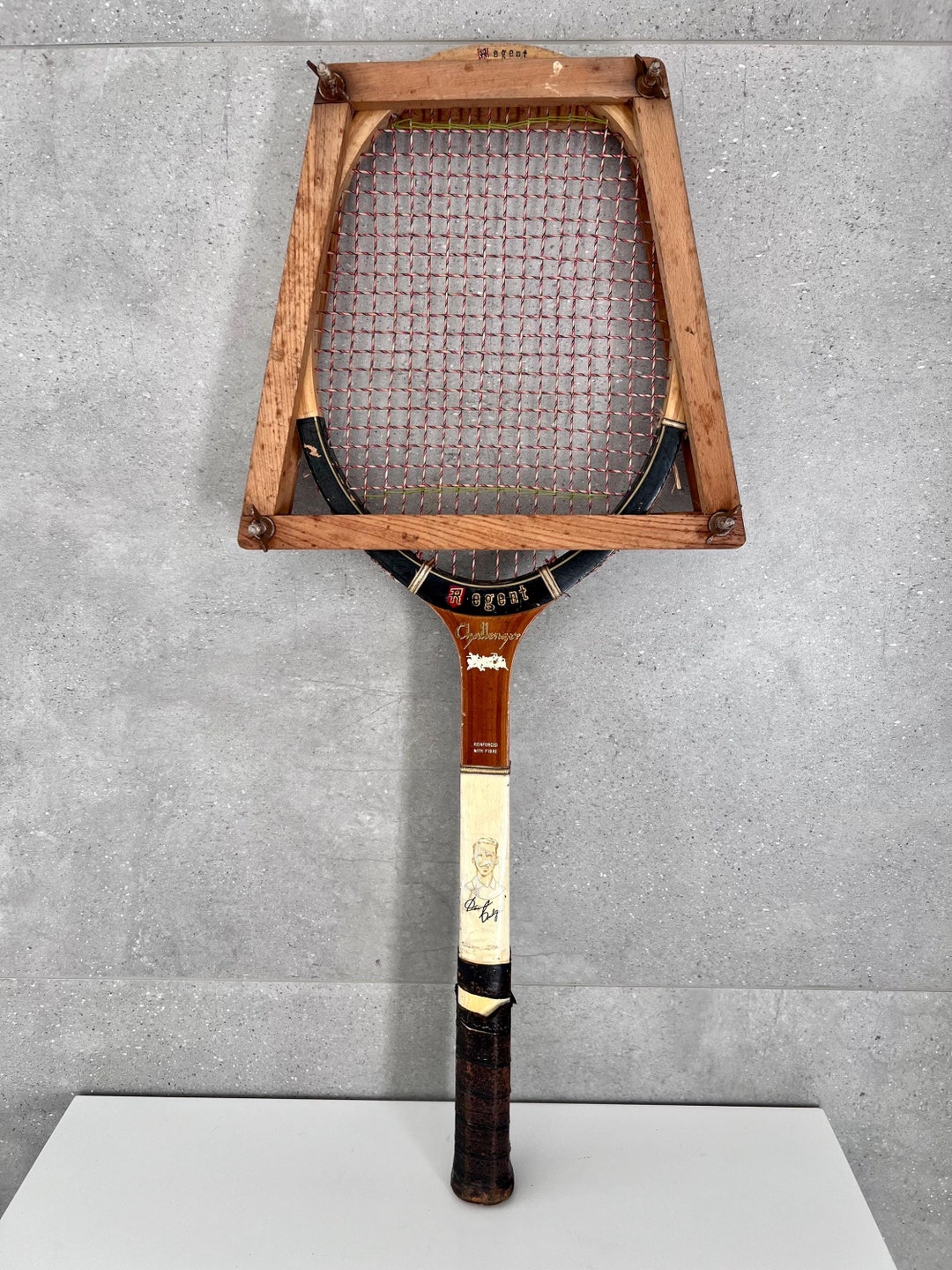Vintage REGENT CHALLENGER TENNIS Racquet With Wood Racquet Press, Don ...