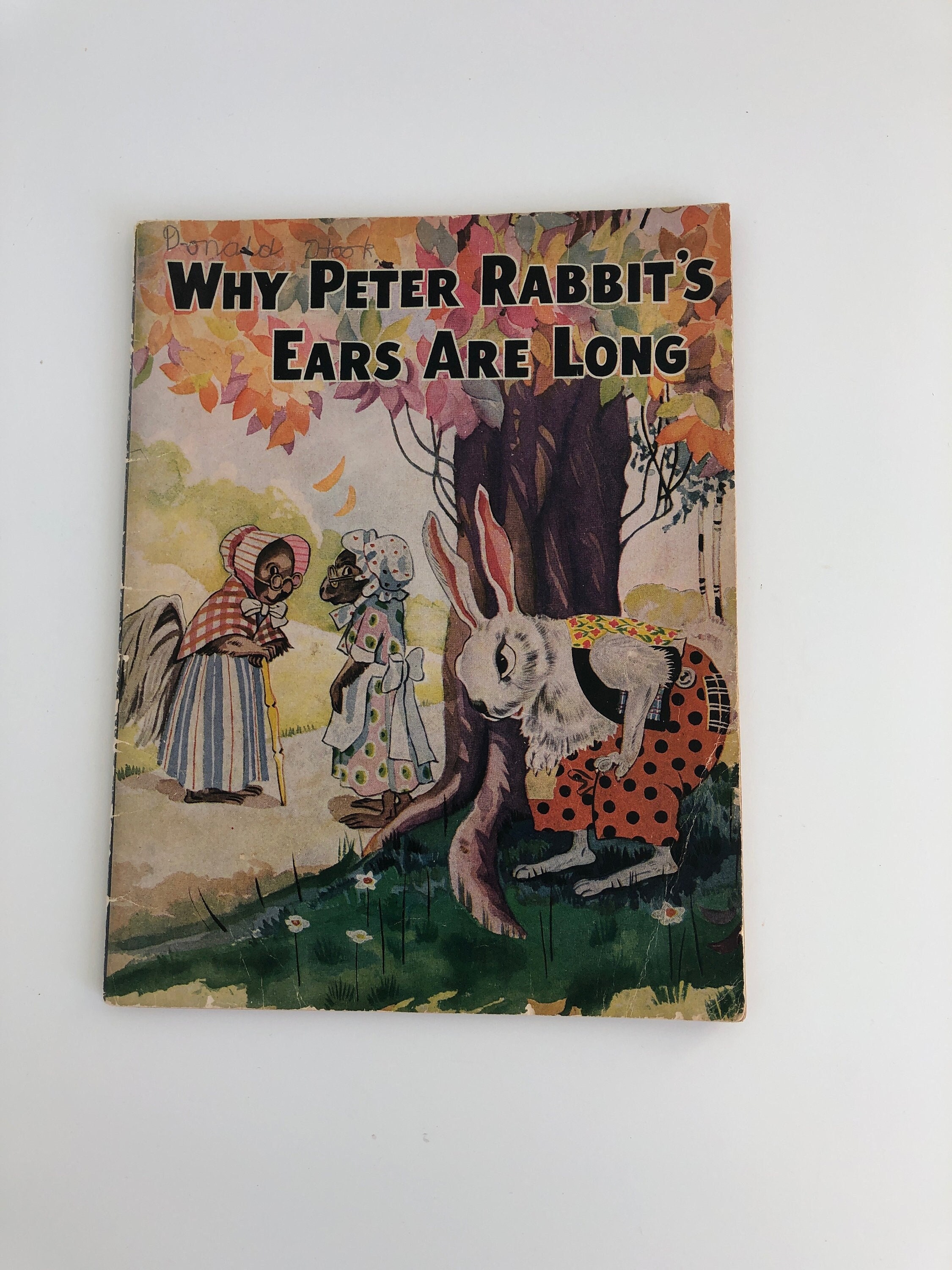 Vintage 1944 Peter Rabbit Children's Book, Illustrated Soft Cover - Etsy