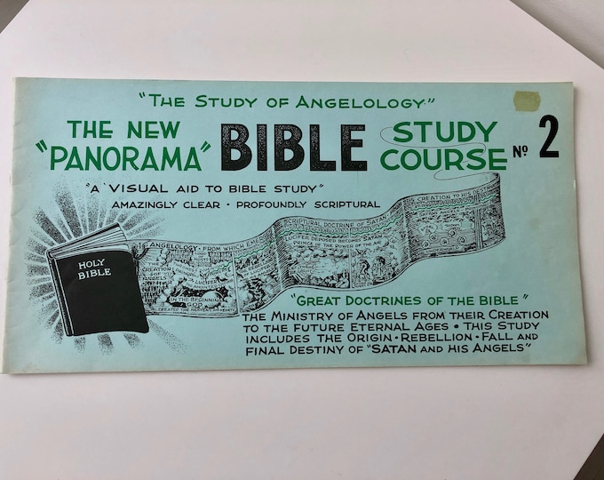Vintage Rare! 1962 PANORAMA BIBLE STUDY Course No. 2, Study of ...