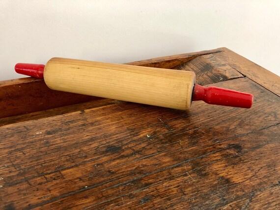 Vintage RED HANDLED ROLLING Pin Baribo Maid Rolling Pin | Etsy