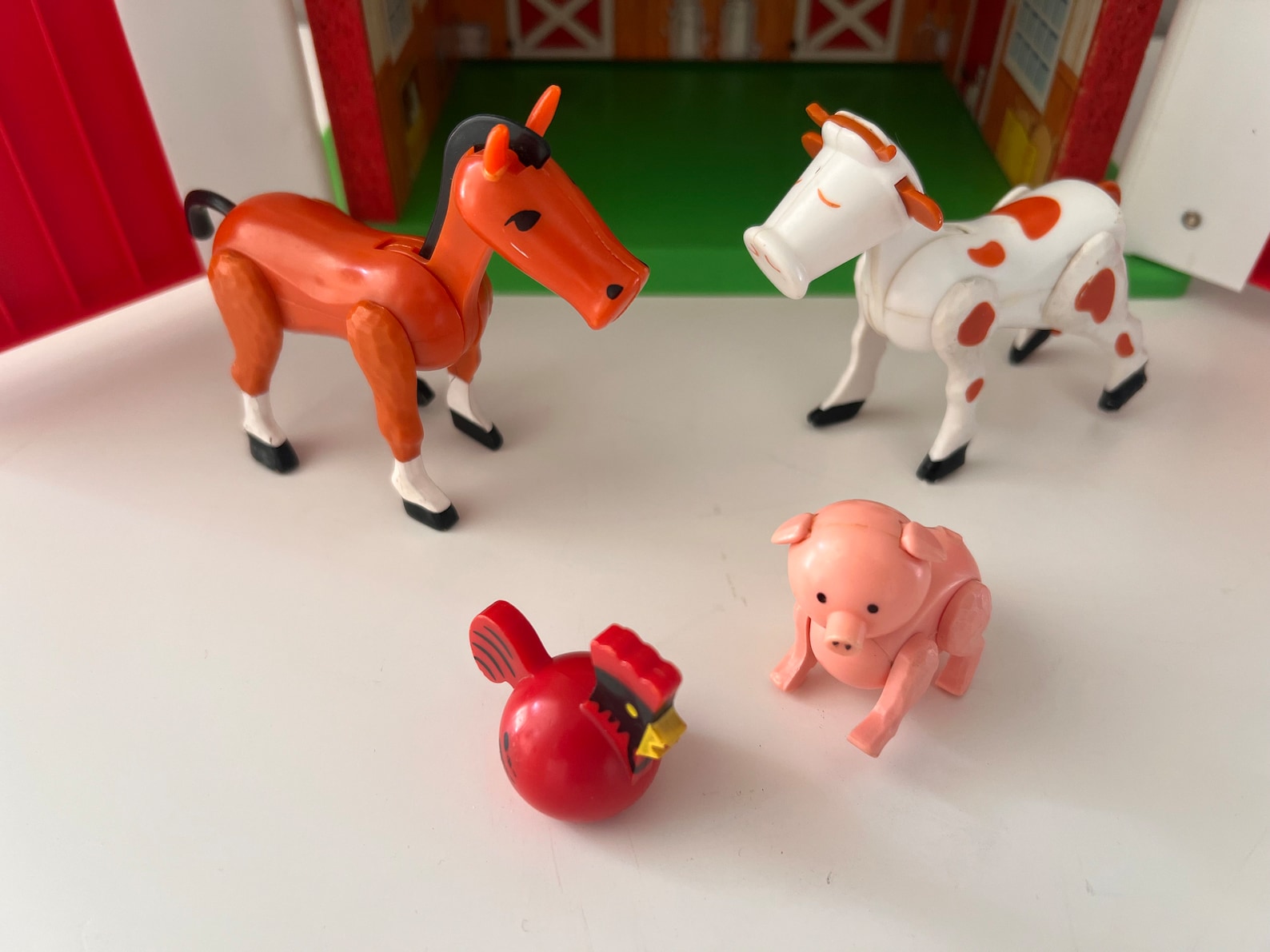 Vintage Fisher-price Barn With Animals: 1960s Play Farm Toy - Etsy