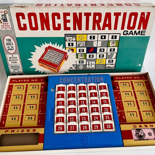 Concentration Board Game - Etsy