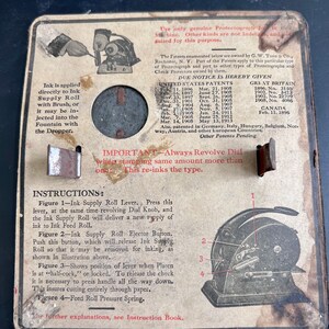 Vintage 1913 PROTECTOGRAPH CHEQUE PROTECTOR, G.W. Todd & Co., Antique ...