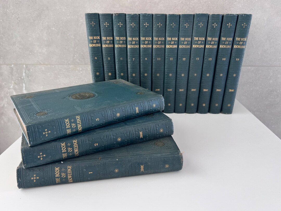 Vintage 1928 BOOK of KNOWLEDGE, Your Choice of Volumes, Antique ...