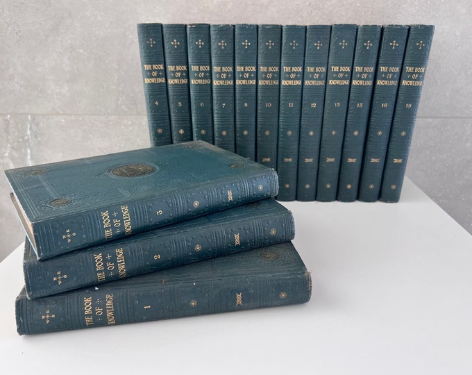Vintage 1928 BOOK of KNOWLEDGE, Your Choice of Volumes, Antique ...