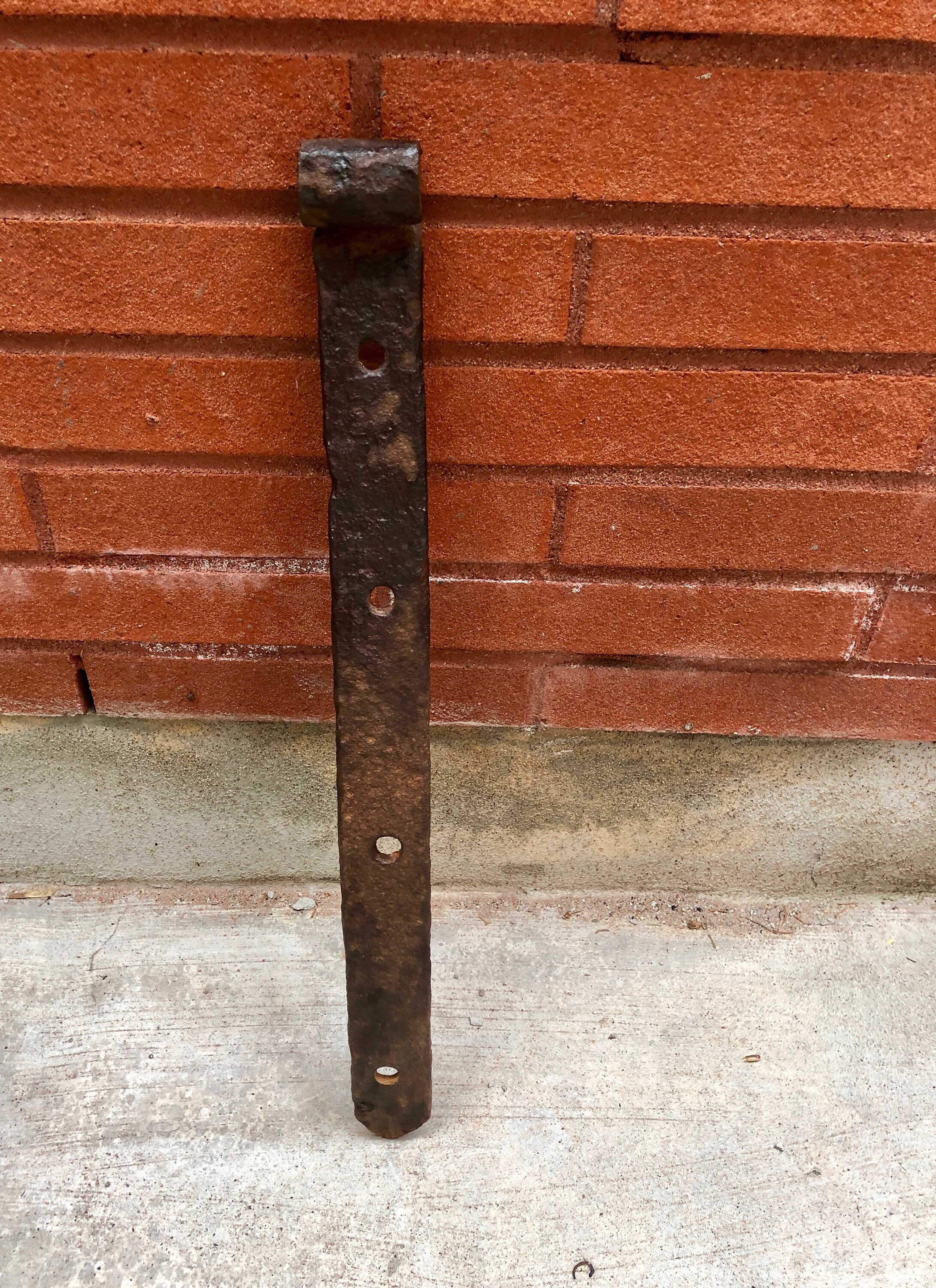 Vintage HAND FORGED BARN Hinge Primitive Old Heavy 1800s Barn | Etsy