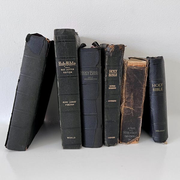 Antique Bible - Etsy