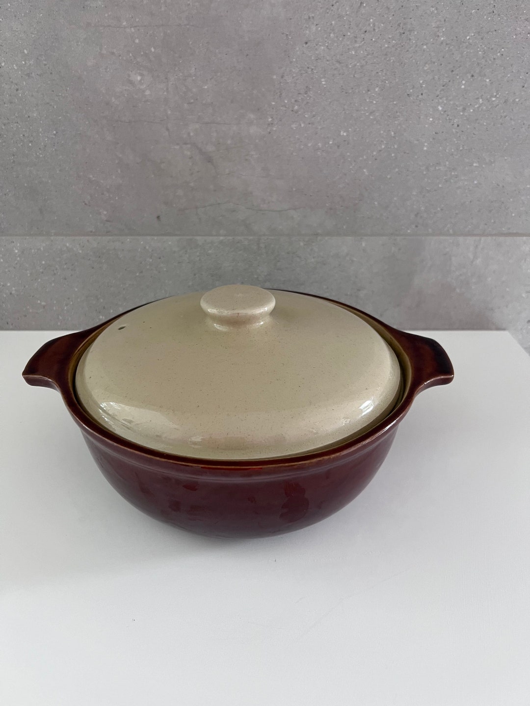 Vintage Denby Stoneware Casserole Dish With Lid - Retro Kitchen Decor ...