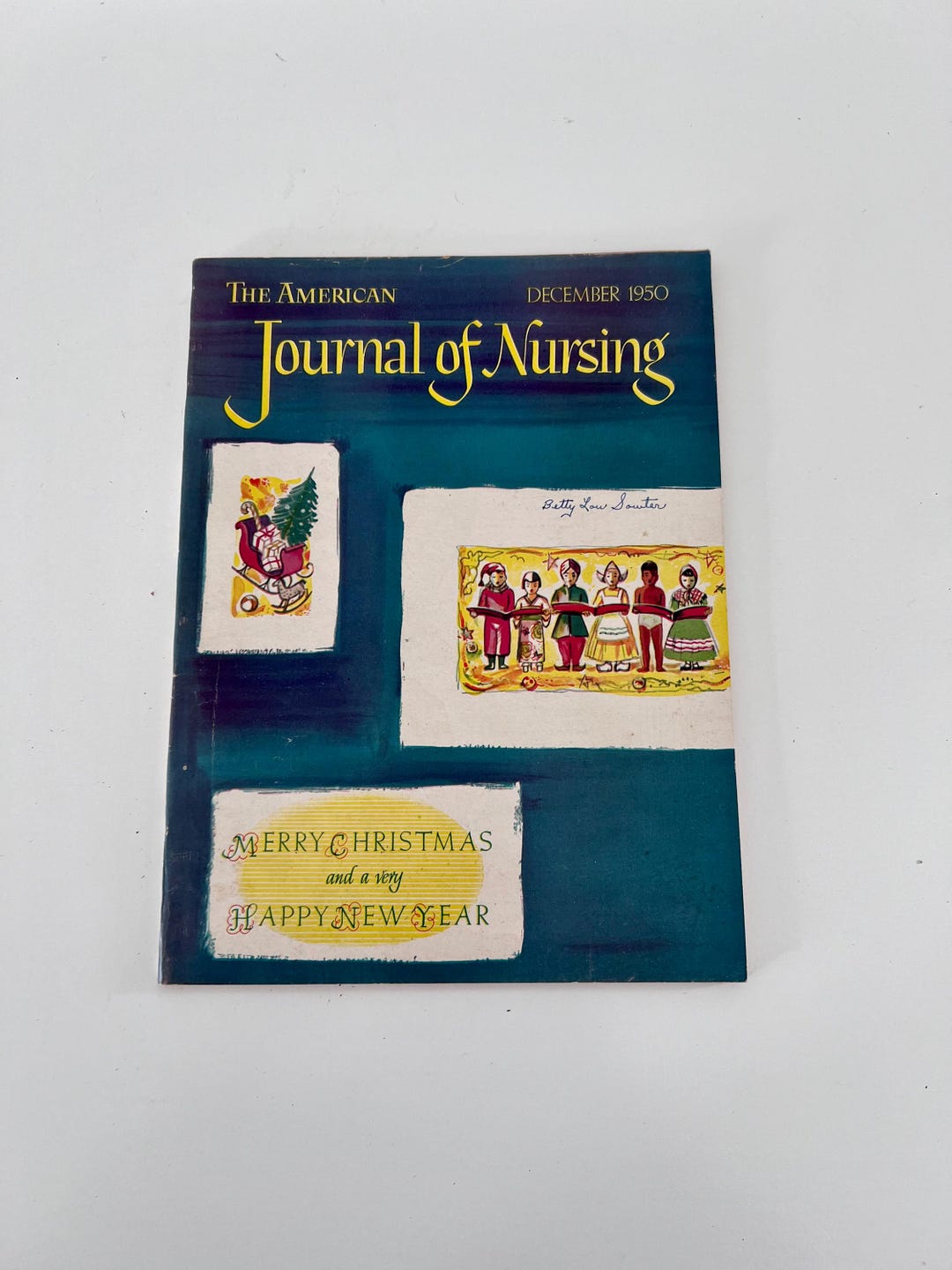 Vintage 1950 American Journal of Nursing: Christmas Edition, Medical ...