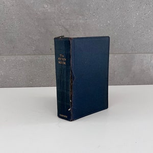 Vintage 1920s Anglican Hymn Book: Oxford Book of Common Praise - Etsy