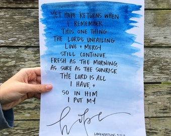 Watercolor bible | Etsy