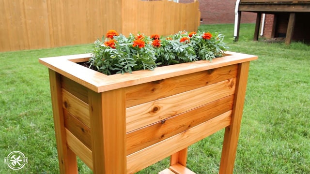 Diy Raised Planter Box Plans Etsy