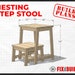 3-in-1 Nesting Step Stool Plans - Etsy
