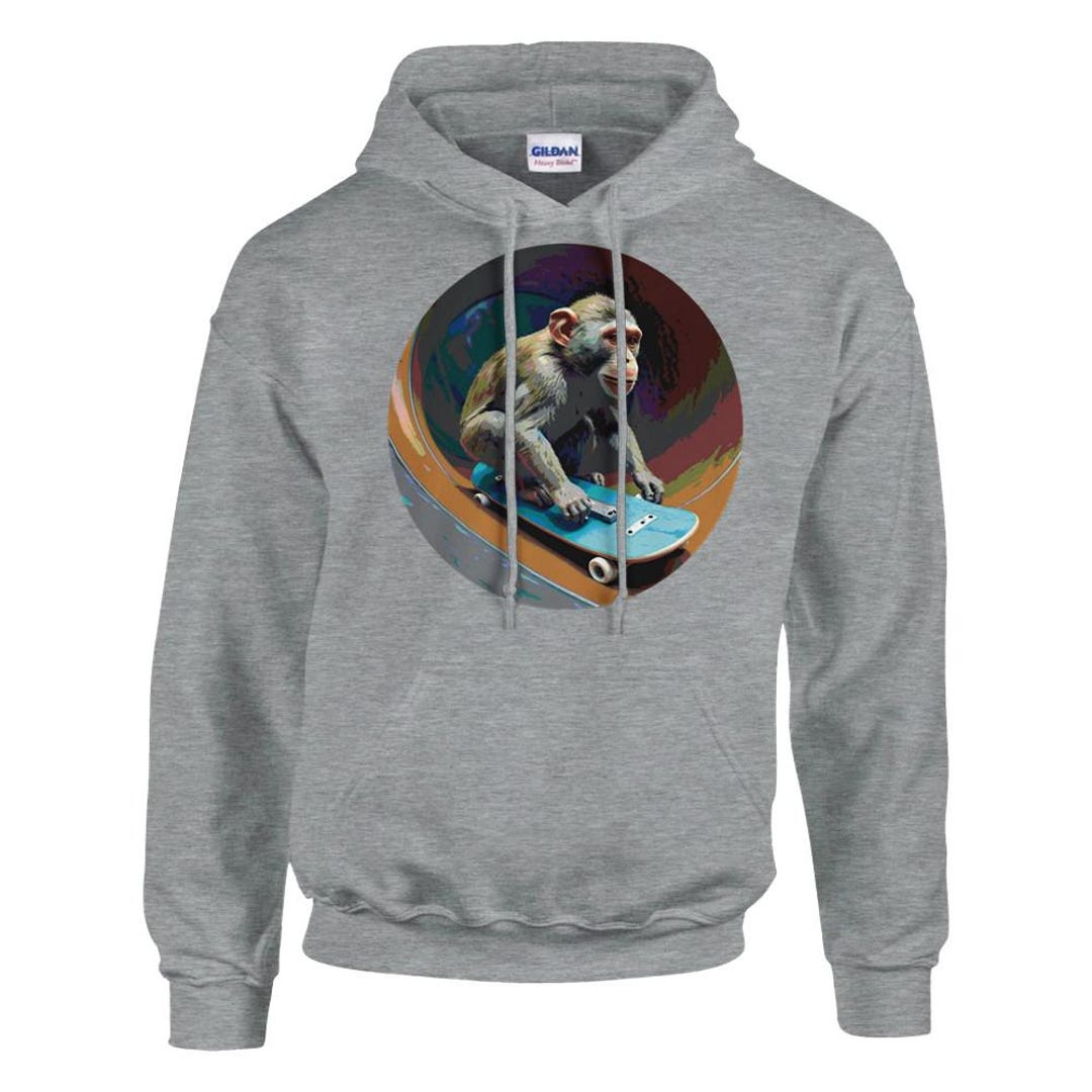 Skate Monkey Hoodie - Etsy