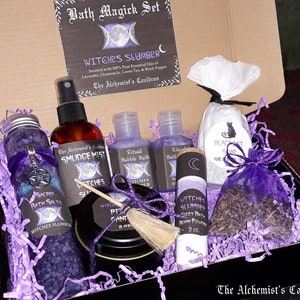 WITCHES SLUMBER - Bath Magick Set, Witches Spa Kit, Bath & Body Gift ...