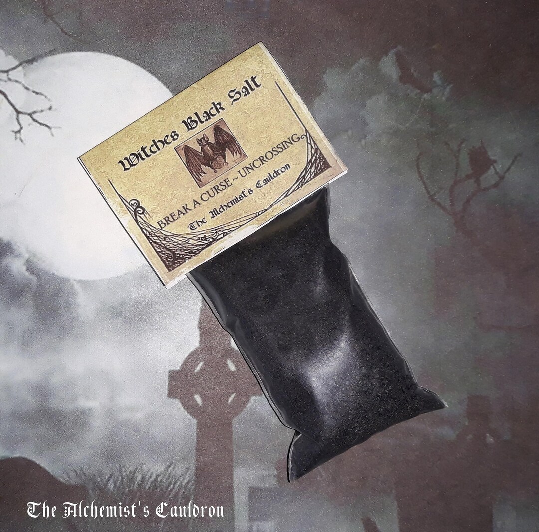 BREAK A CURSE, Black Salt, Uncross, Witchcraft Ritual, Malevolent Spell ...