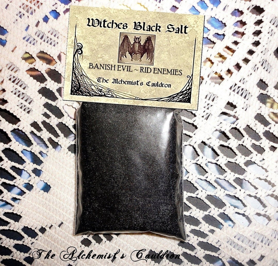 BANISHING BLACK SALT - Banish Evil, Deflecting Negative Energies ...