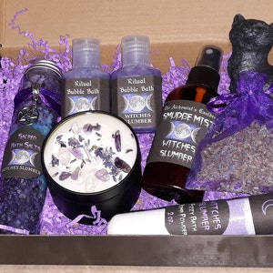 WITCHES SLUMBER, Bath Magick Set, Witches Spa Kit, Bath & Body Gift ...