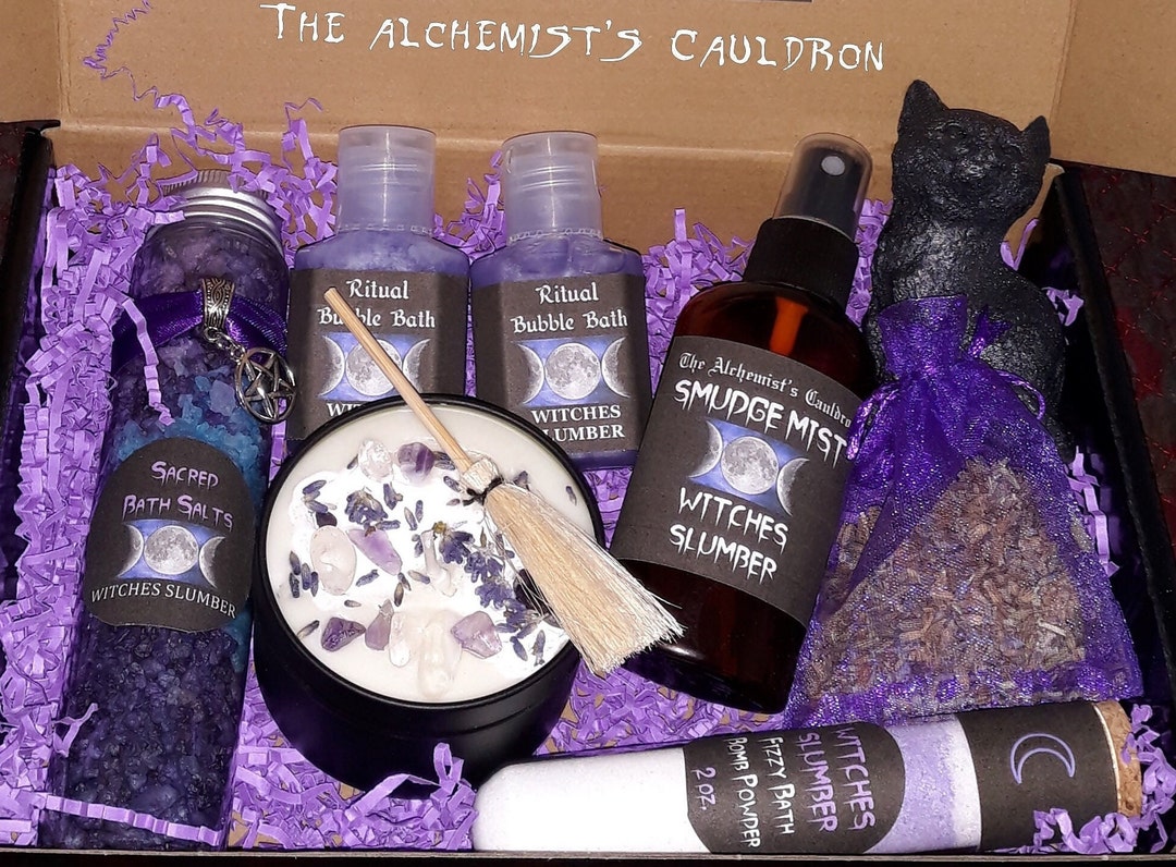 WITCHES SLUMBER, Bath Magick Set, Witches Spa Kit, Bath & Body Gift ...