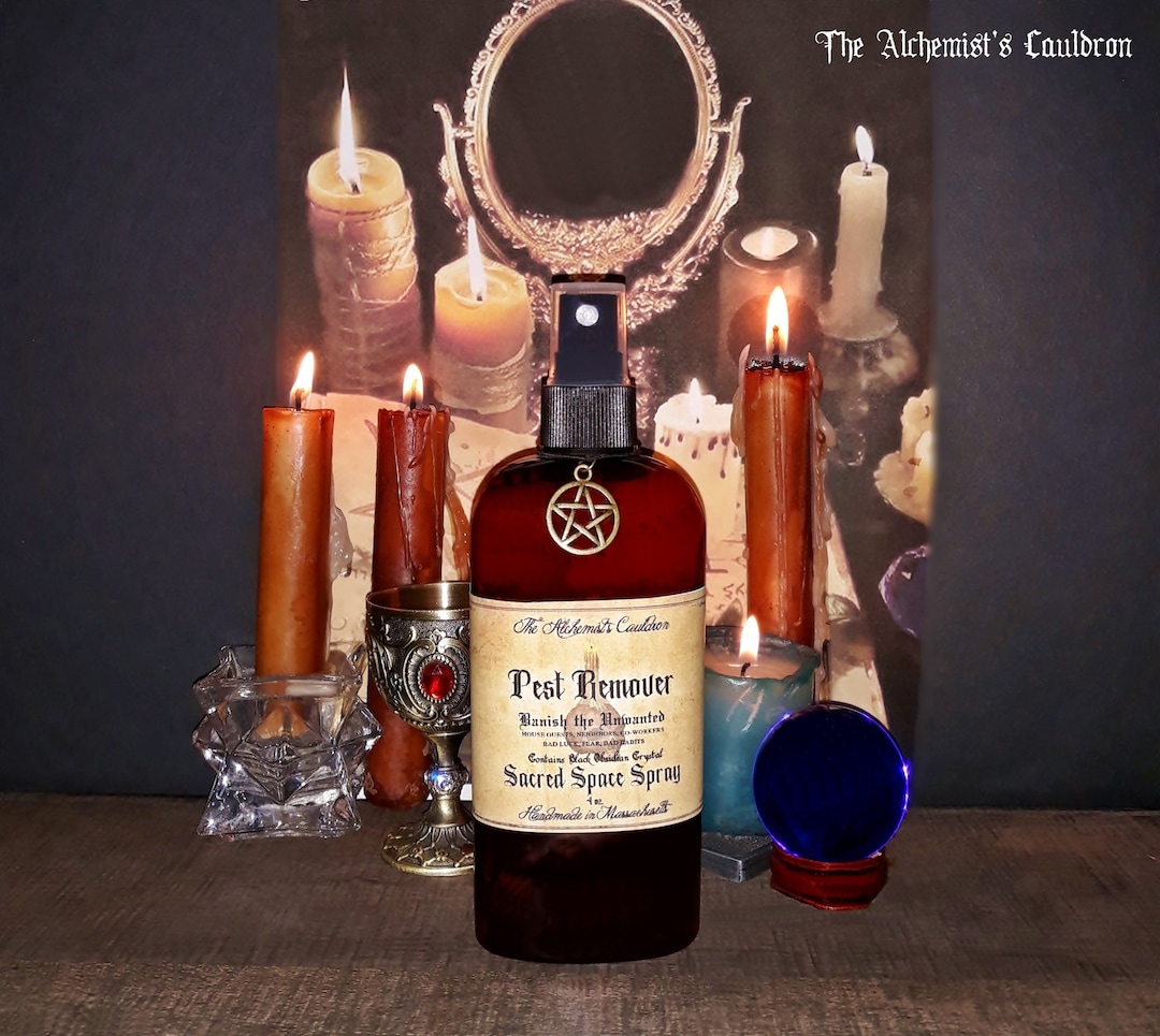 4 Oz. PEST REMOVER - Smudge Spray, Block Jinxes, Remove Curses, Reverse ...