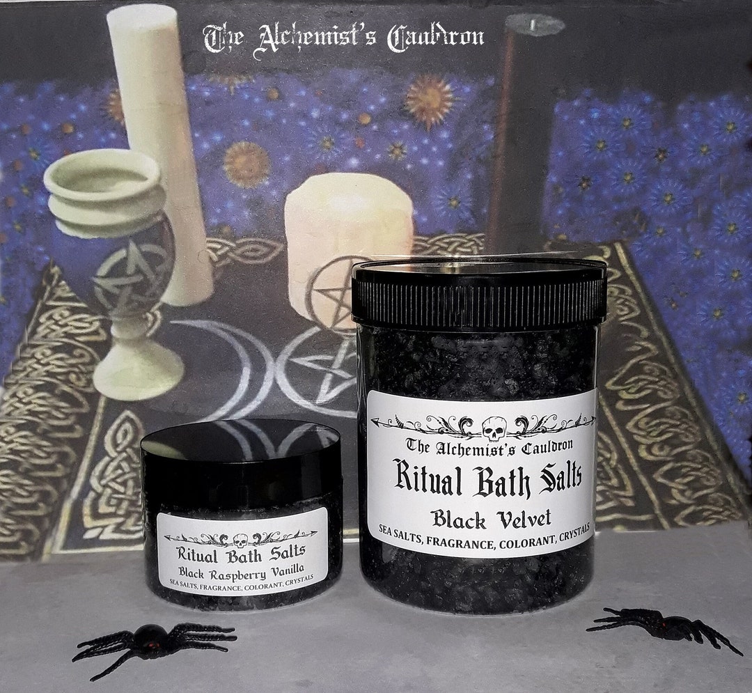 RITUAL BATH SALT Bath Salts, Skull Soap Set, Black Skeleton Soap ...
