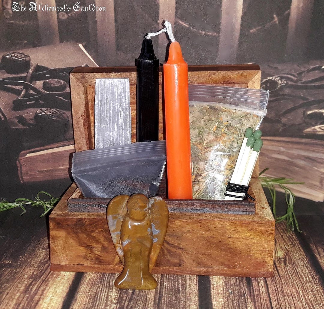 MANIFEST WEALTH - Witches Spell Kit, Draw Wealth, Bring Prosper, Change ...