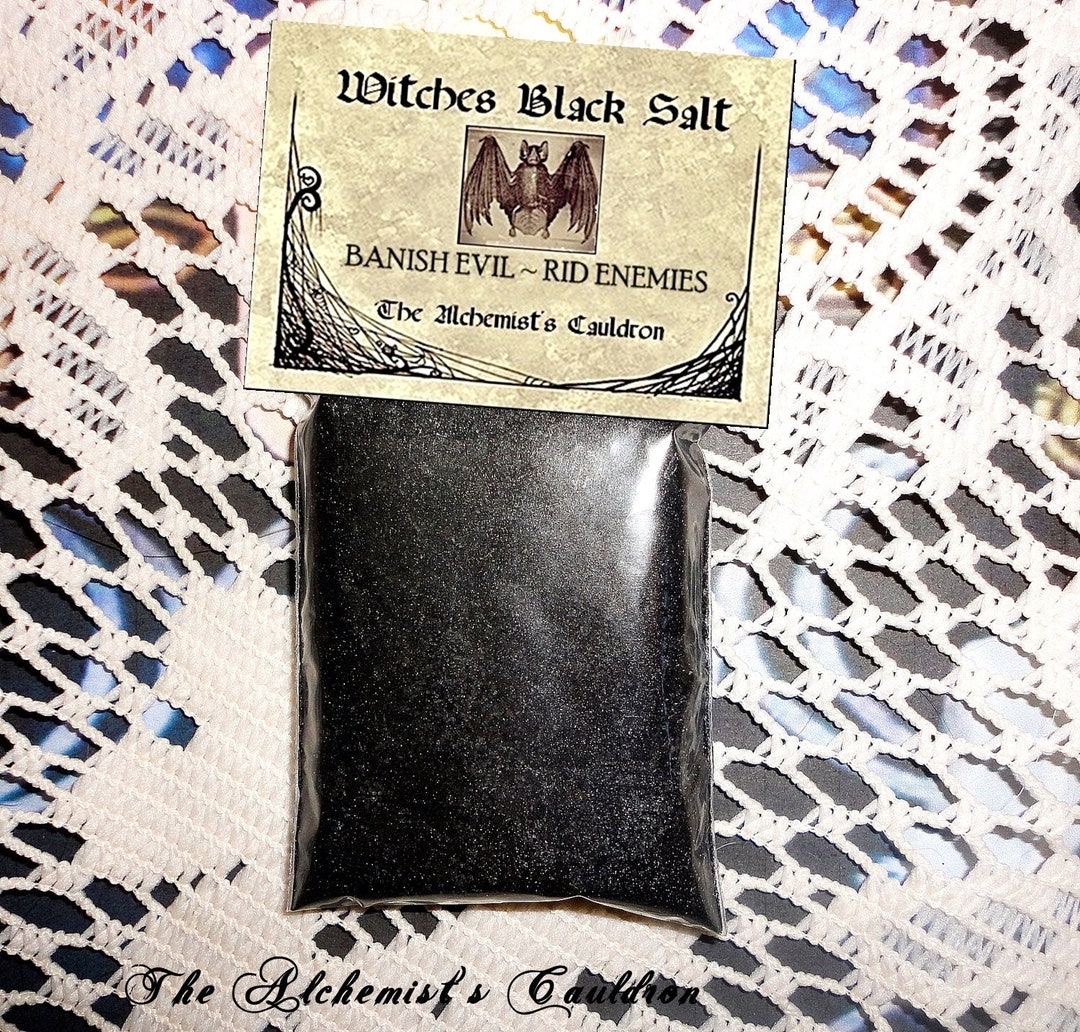 BANISHING BLACK SALT Banish Evil, Deflecting Negative Energies ...