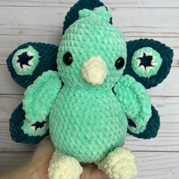 Peacock Plushie - Etsy