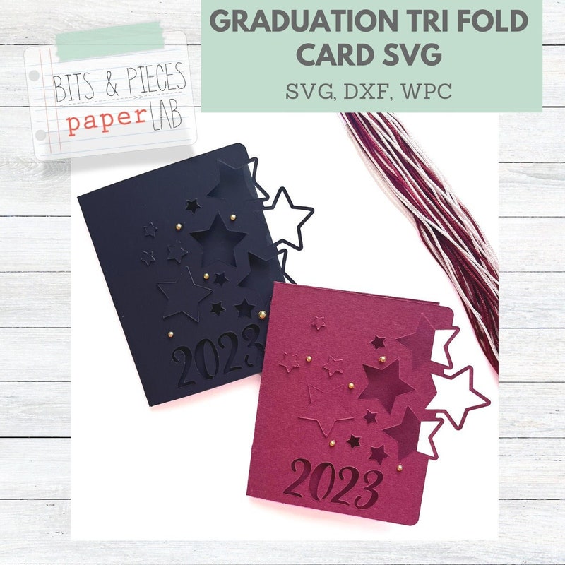 Graduation Card Svg - Etsy