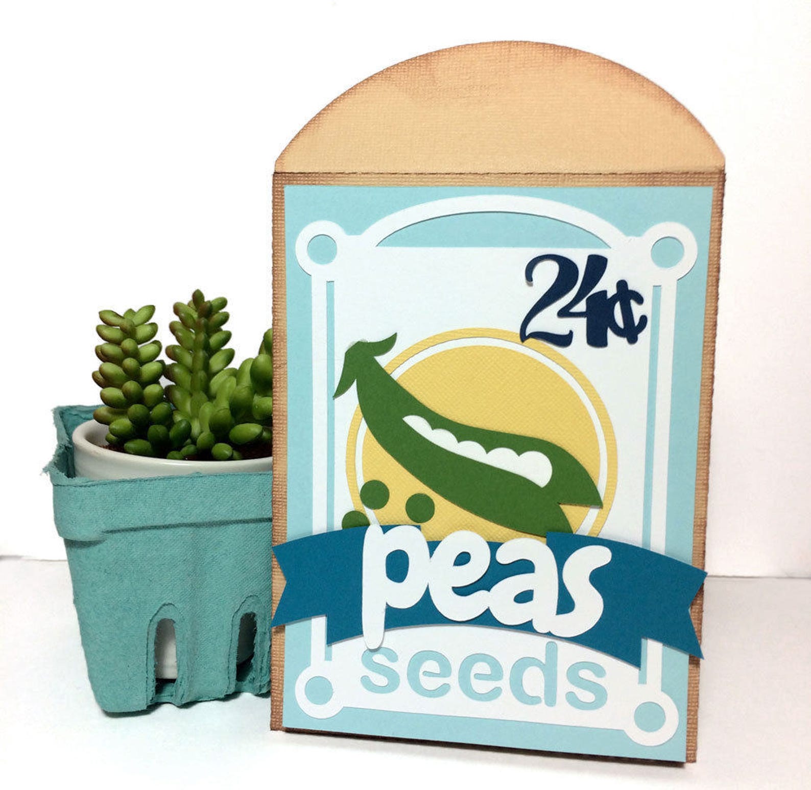 Veggie Seed Packets SVG Cut File for Card Makers - Etsy