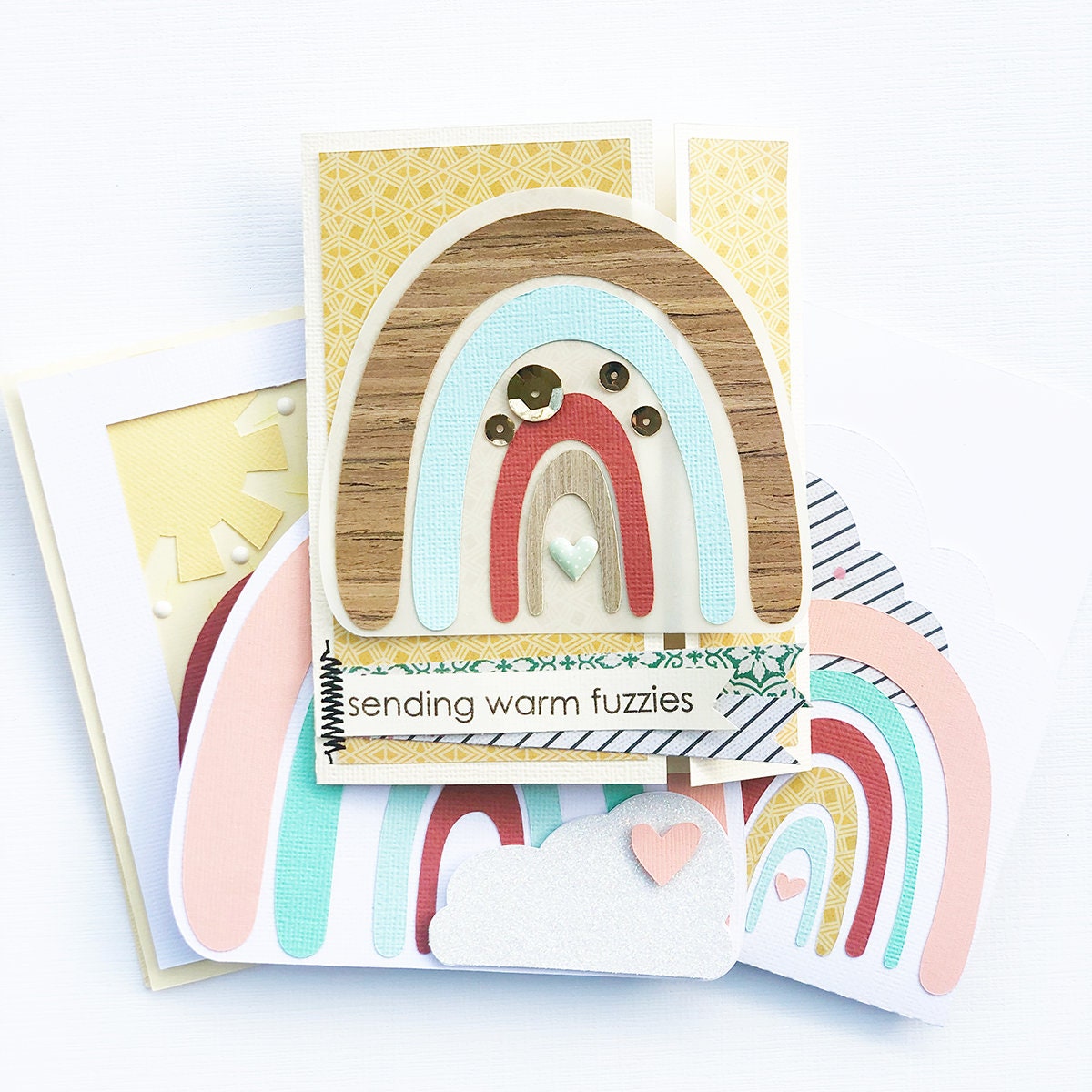 Boho Rainbow Cards SVG Files , Boho Rainbow Cut Files - Etsy