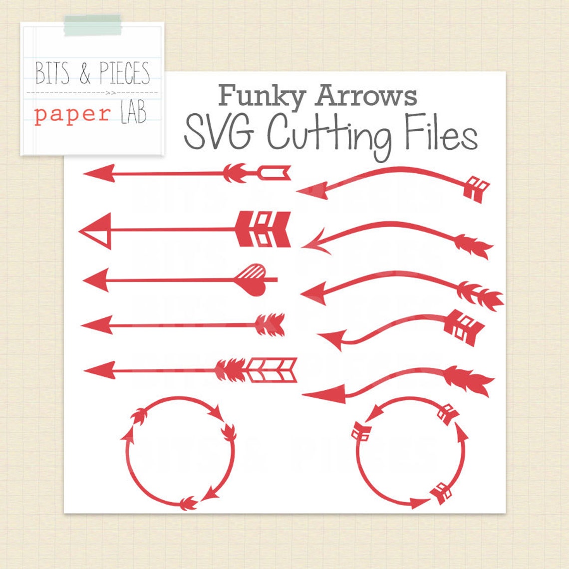 SVG Cutting Files: Funky Arrows SVG Vinyl SVG | Etsy