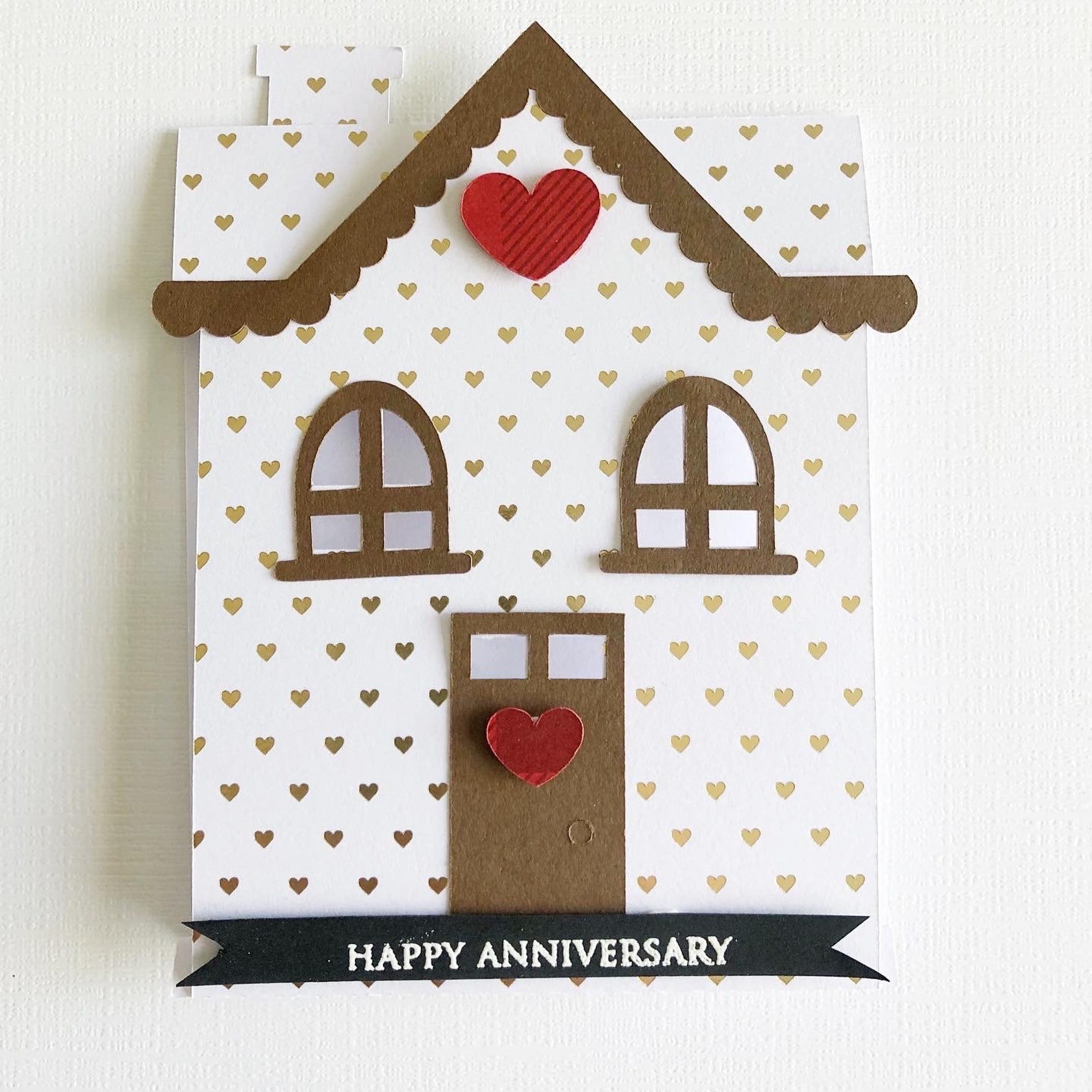 House Shaped Pocket Card SVG Cutting Files - Etsy