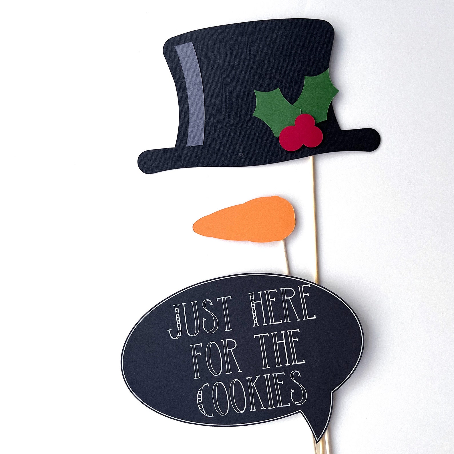 Christmas Photo Booth Props SVG Files - Etsy