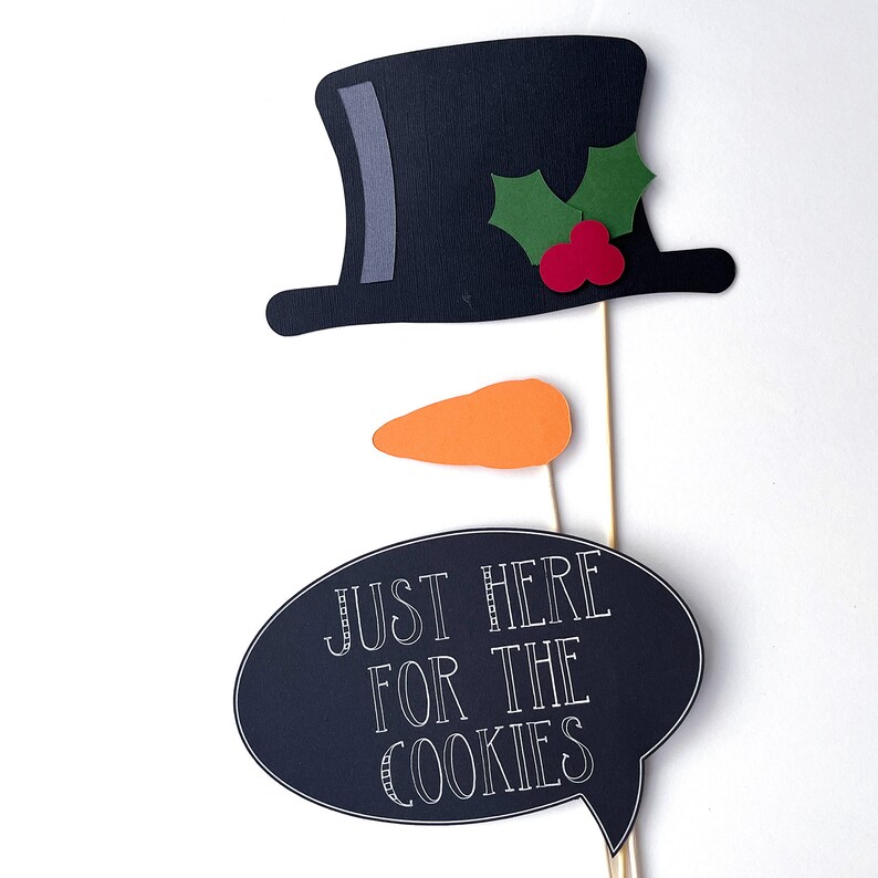 Christmas Photo Booth Props SVG Files - Etsy