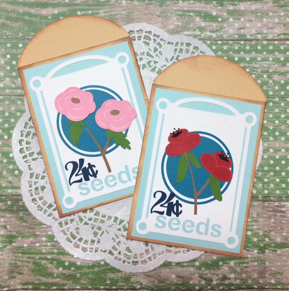 SVG Cutting Files: Flower Seed Packets Flower SVG Garden SVG | Etsy