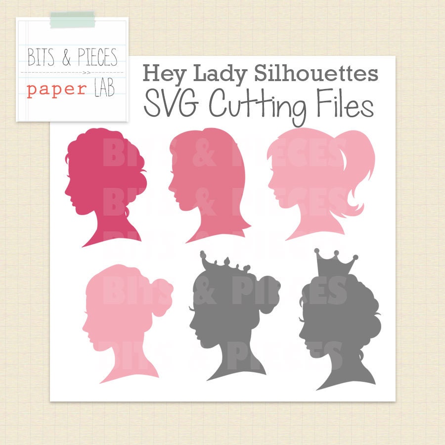 SVG Cutting Files: Woman Silhouette SVG Princess SVG Woman | Etsy