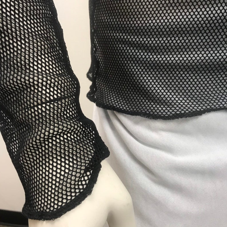 Fishnets Sheer Fitted Tee Shirt Body Conscious Gothic Top - Etsy