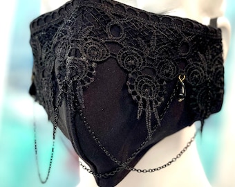 Gothic Face Mask - Etsy