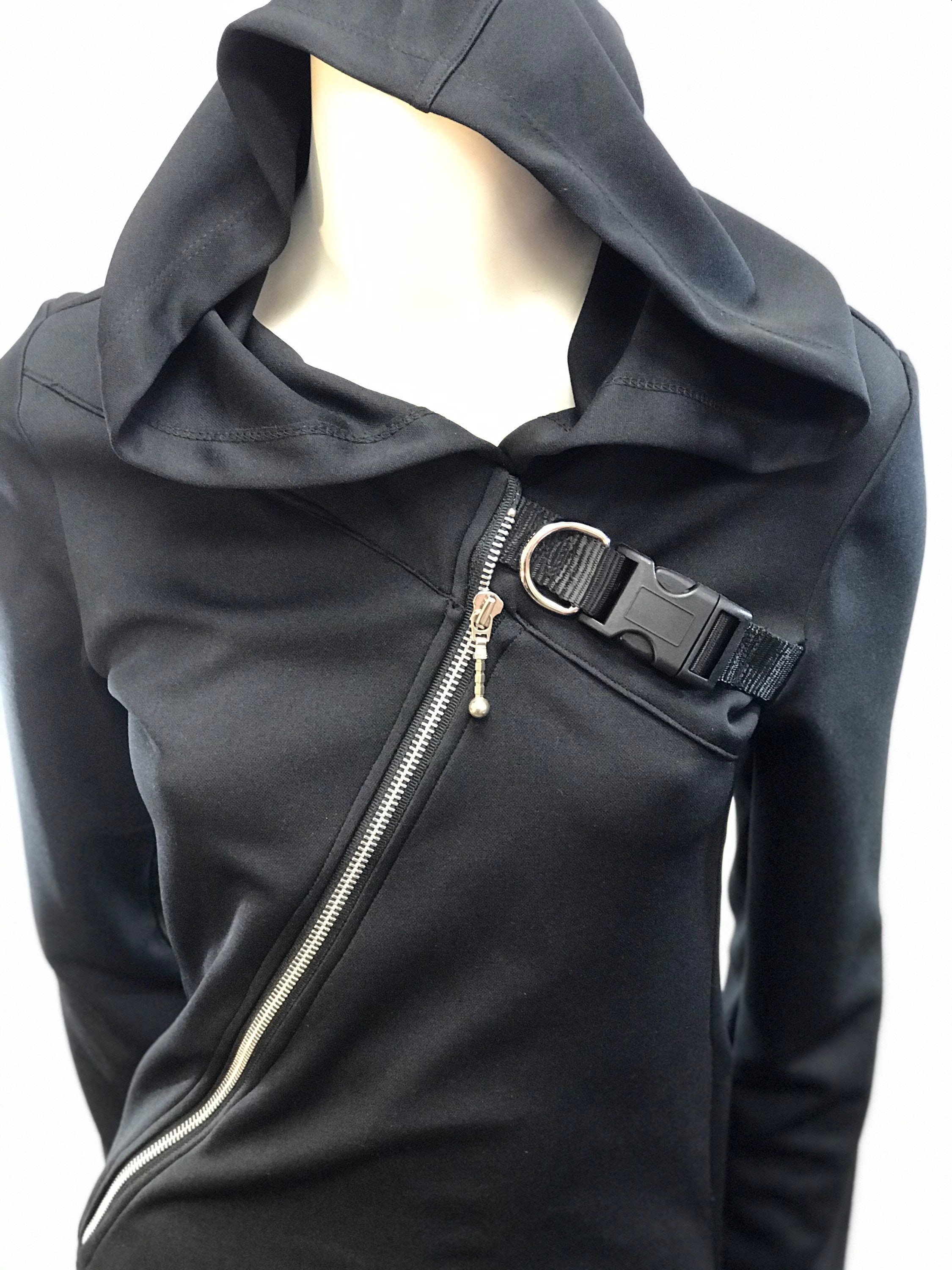 Techwear Hoodie Mini Dress Cyberpunk Gothic Futuristic | Etsy