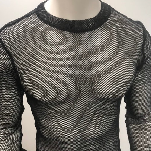 Fishnets Sheer Fitted Tee Shirt Body Conscious Gothic Top - Etsy