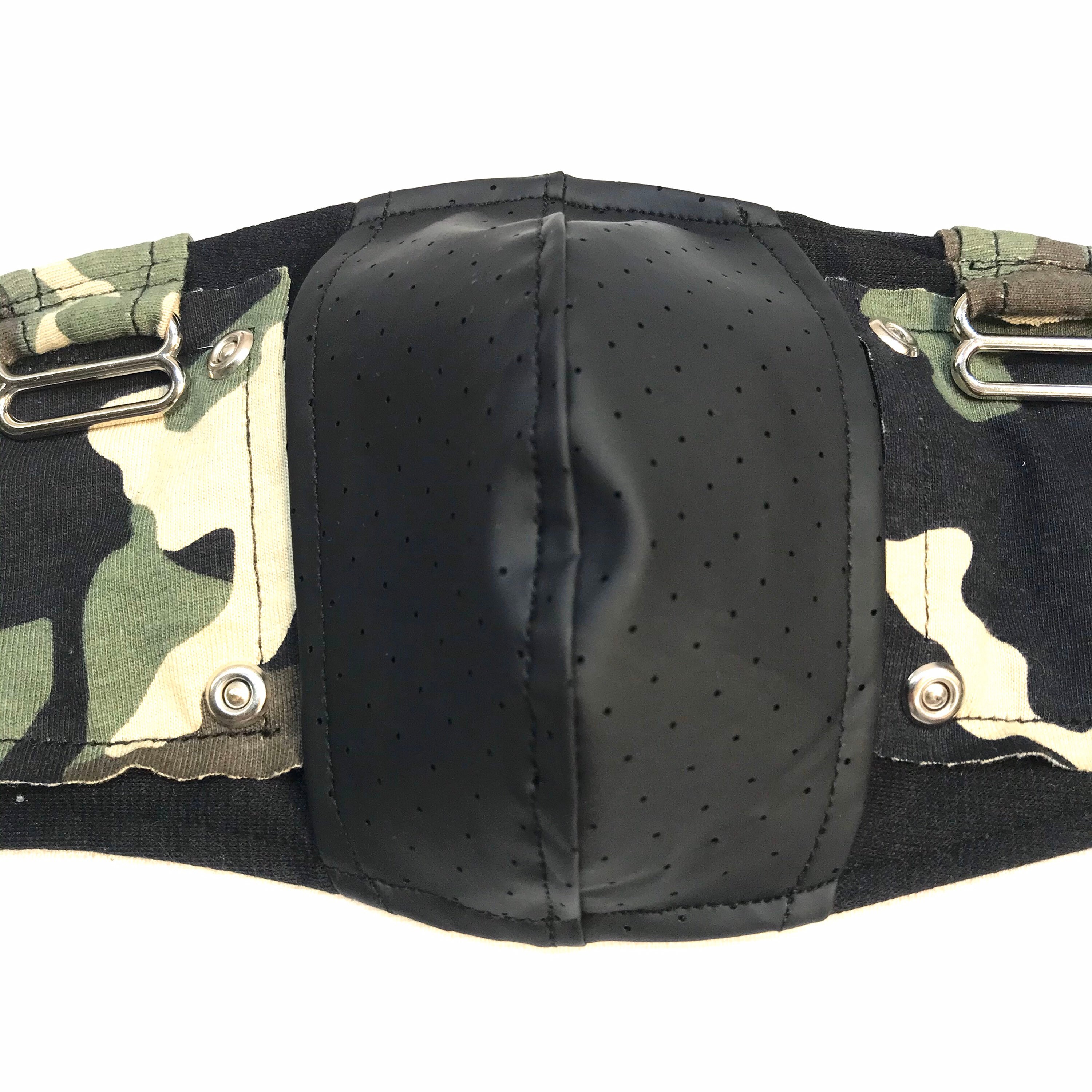 Techwear Camouflage Military Army Re-useable Face Mask With | Etsy