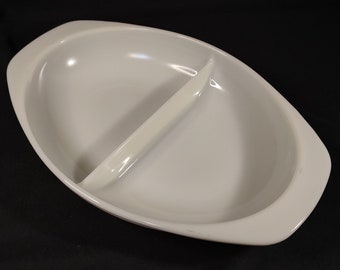 Verde Olives Green Vintage Pyrex Avocado Oval Covered Casserole Divided ...