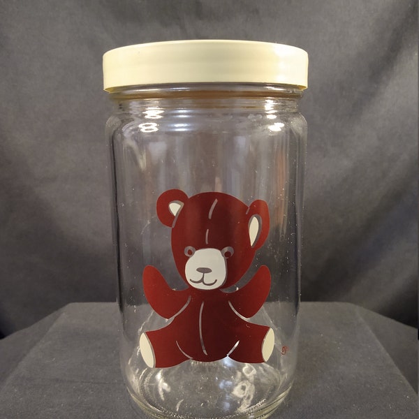 Glass Bear Jar - Etsy