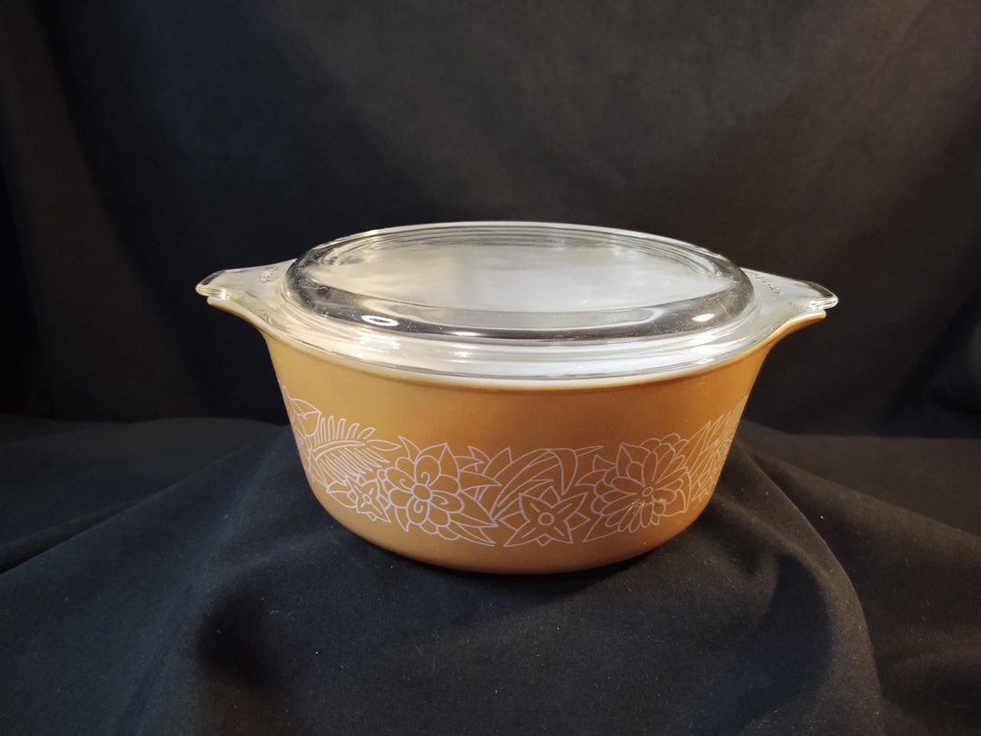 Pyrex Woodland Casserole Dish With Lid - Etsy